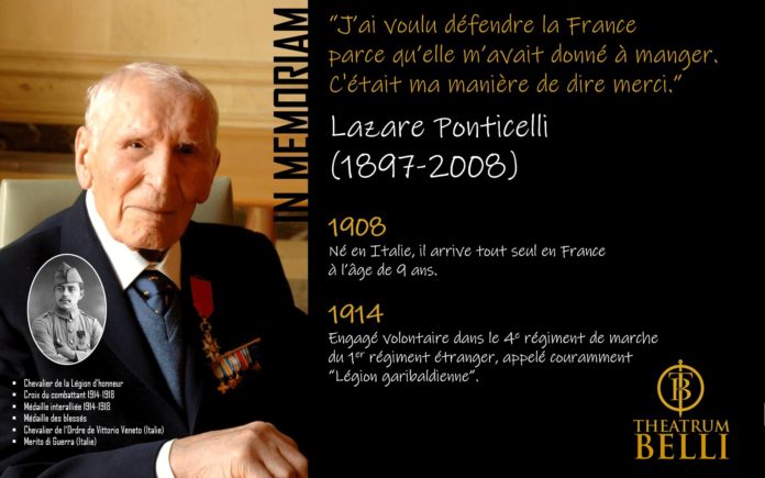 IN MEMORIAM – Lazare Ponticelli, dernier Poilu (décédé le 12 mars 2008 ...