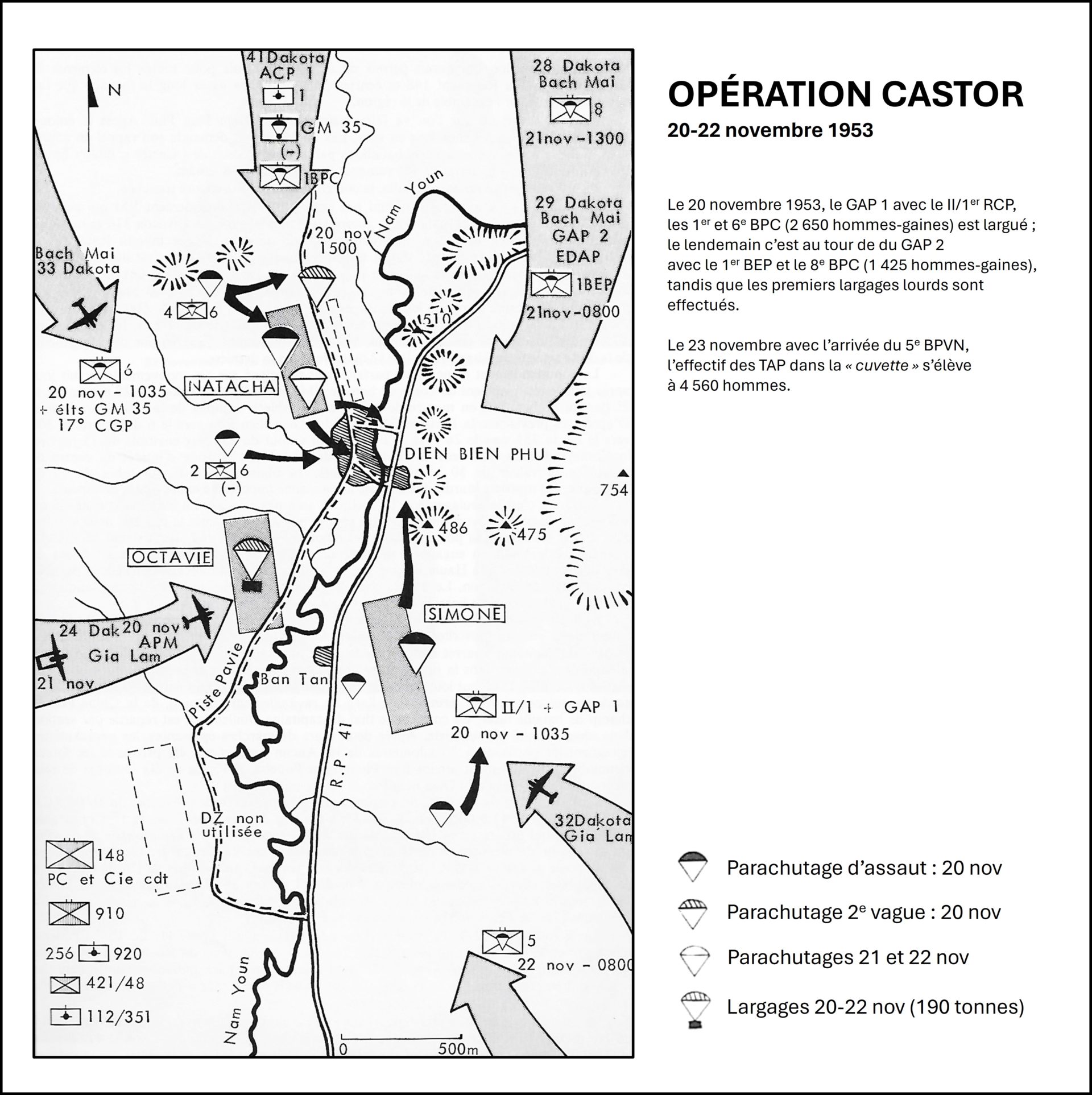 DIÊN BIÊN PHU : Journal de marche du 20 novembre 1953 | Theatrum Belli
